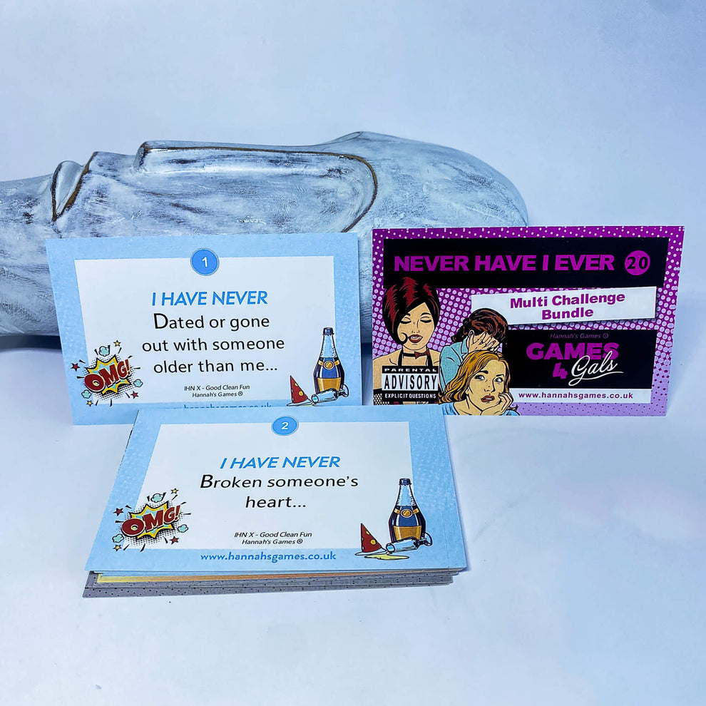 Never Have I Ever - Multi Challenge Edition – Eccentric Playroom Essentials