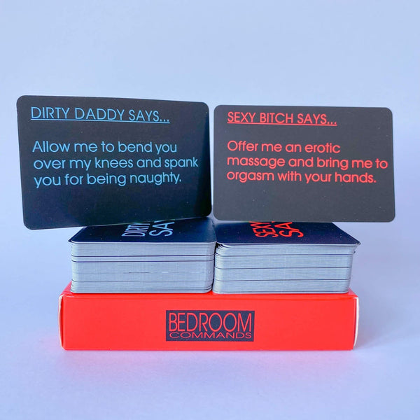 Bedroom Commands Sex Game Cards – Eccentric Playroom Essentials